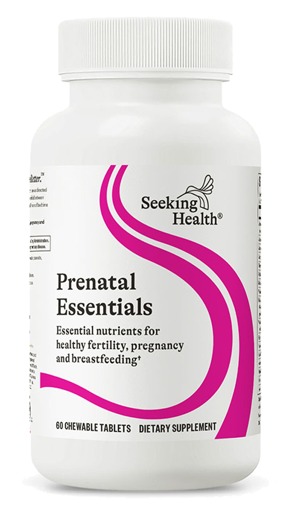 Prenatal Essentials Chewable 60 Tablets – Precision Health Nutrients